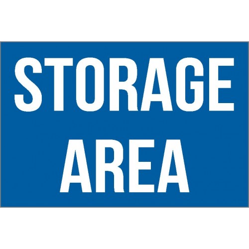 Storage Area Sign