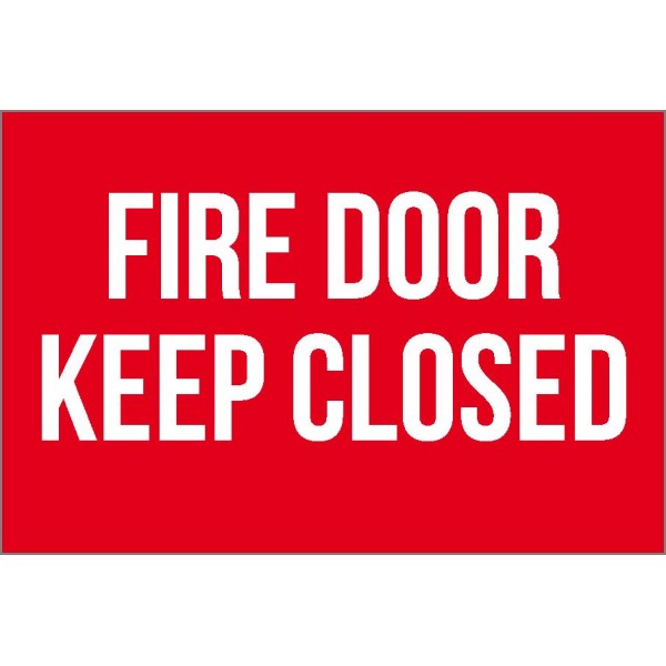 Fire Door Sign