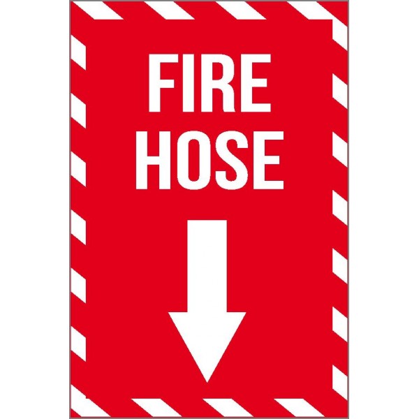 Fire Hose (Vertical) Sign